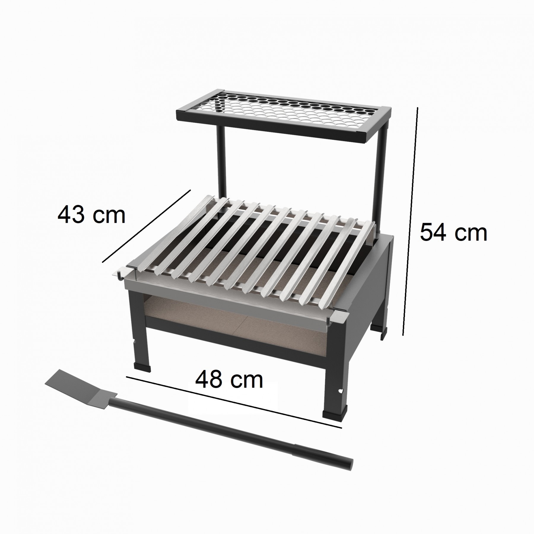 GP Grill Shop | MINI PARRILLA ARGENTINA GP DE BANCADA 40x30 cm